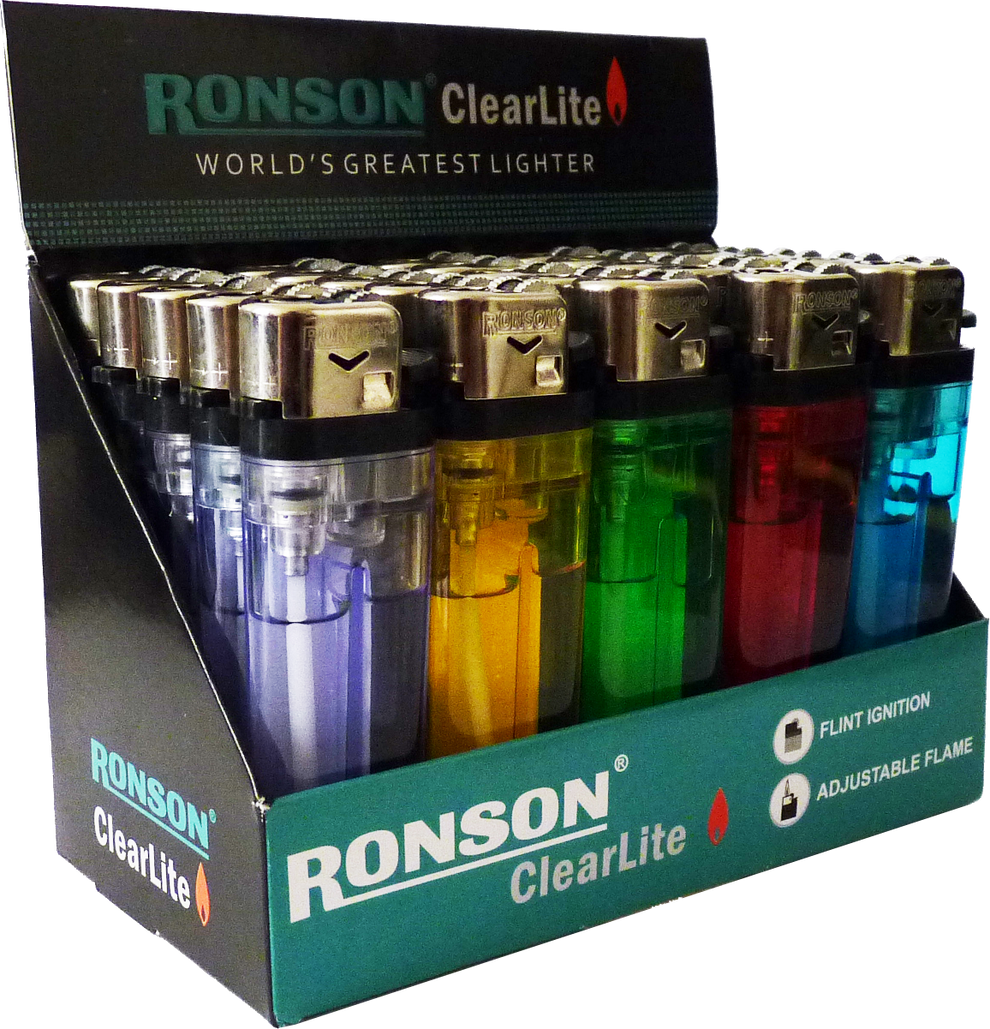 Encendedor Ronson Transparente – DLF Distribucion